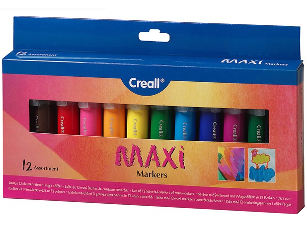 FLOMASTERI MAXI, 12 kom
